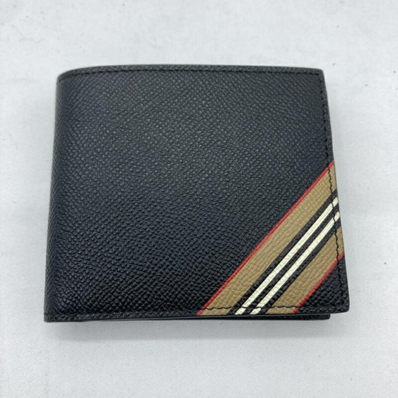 Burberry | Accessories | Burberry Cc Bill Coin Bifold Wallet Black ...